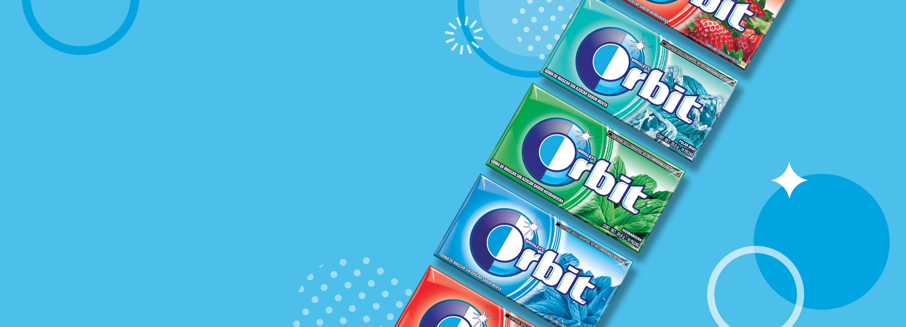 Chicles Orbit MX | Web oficial