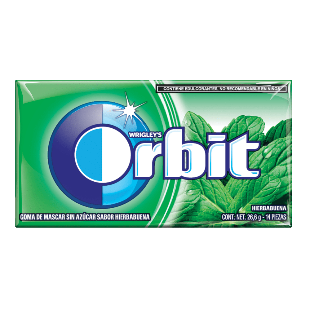 ORBIT Hierbabuena 14 Piezas | Orbit Gum