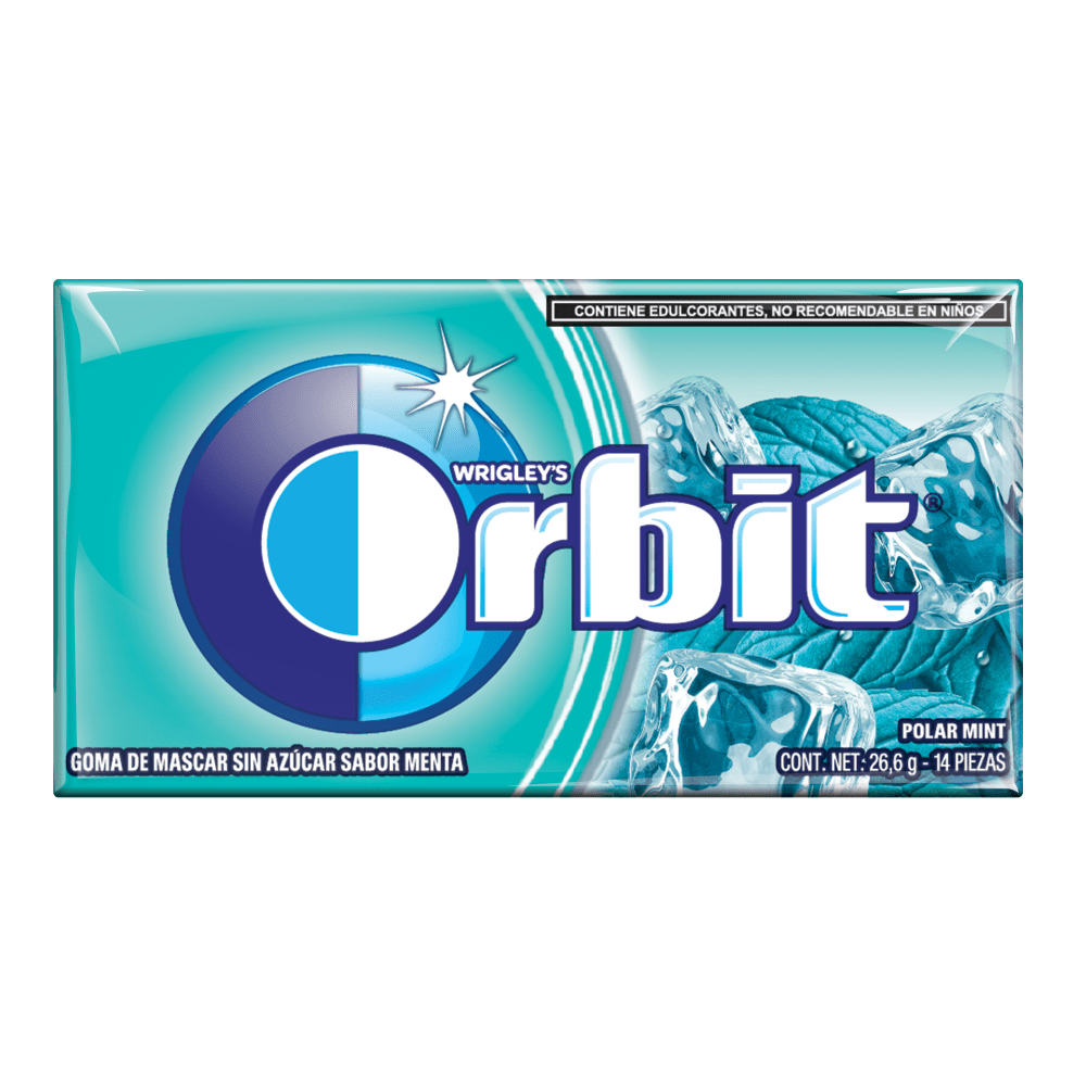 ORBIT Polar Mint 14 Piezas | Orbit Gum