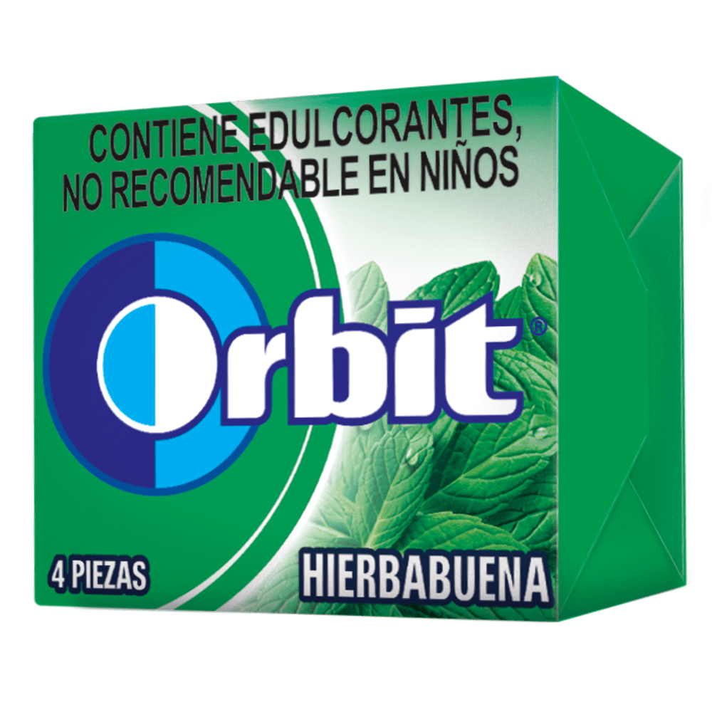 ORBIT Hierbabuena 4 Pastillas | Orbit Gum